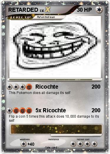 Pokémon RETARDED 310 310 - Ricochte - My Pokemon Card