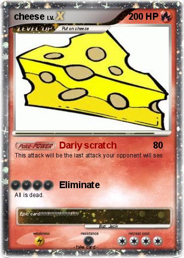 Pokémon cheese 153 153 - Dariy scratch - My Pokemon Card