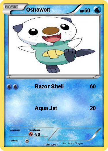 Pokémon Oshawott 987 987 - Razor Shell - My Pokemon Card