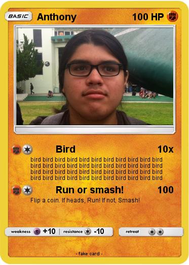 Pokémon Anthony 1361 1361 - Bird - My Pokemon Card
