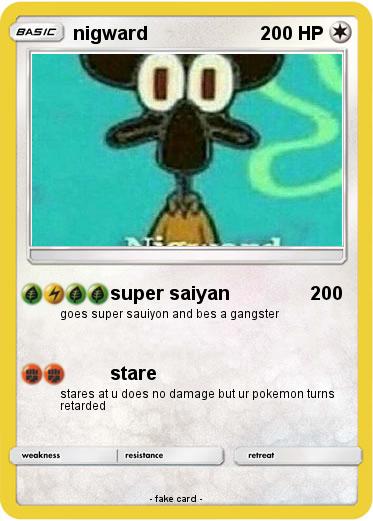Pokémon nigward 3 3 - super saiyan - My Pokemon Card
