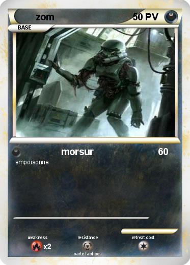 Pokémon zom 20 20 - morsur - Ma carte Pokémon