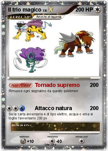 Pokémon Il trio magico - Tornado supremo - My Pokemon Card