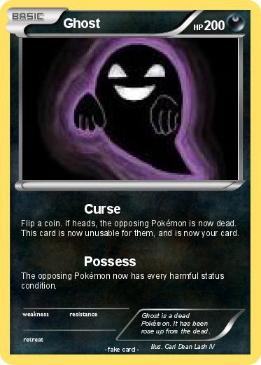 Pokémon Ghost 2662 2662 - Curse - My Pokemon Card