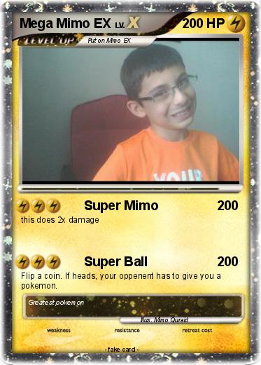 Pokémon Mega Mimo EX - Super Mimo - My Pokemon Card