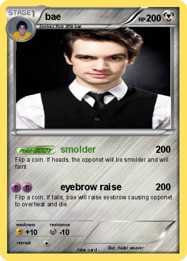 Pokémon bae 17 17 - smolder - My Pokemon Card