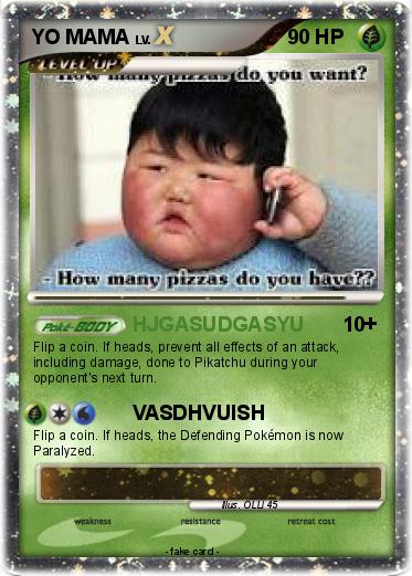 Pokémon YO MAMA 439 439 - HJGASUDGASYU - My Pokemon Card