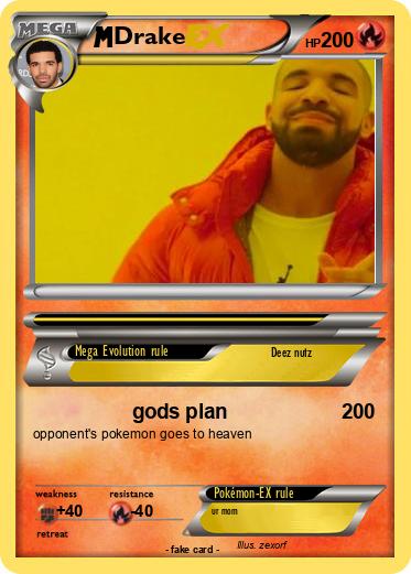 Pokémon Drake 402 402 - gods plan - My Pokemon Card