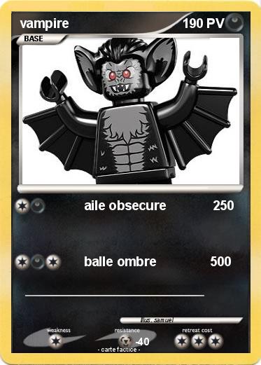 Pokémon vampire 289 289 - aile obsecure 250 - Ma carte Pokémon