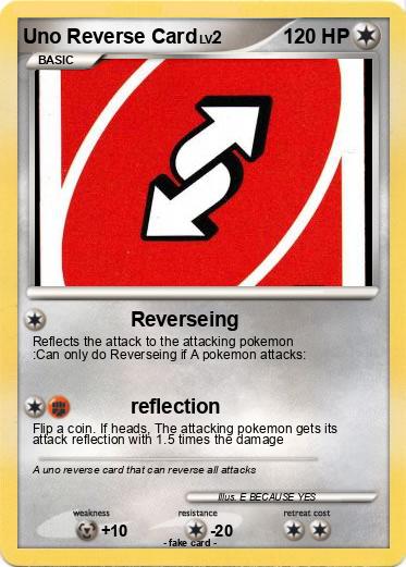 Pokémon Uno Reverse Card 80 80 - Reverseing - My Pokemon Card