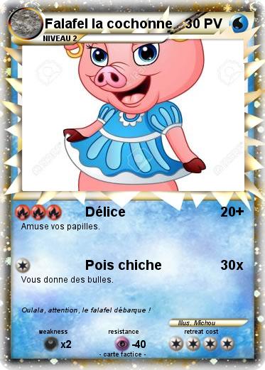 Pokémon Falafel la cochonne - Délice - Ma carte Pokémon