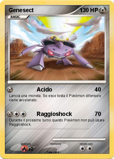 Pokémon Genesect 863 863 - Acido - My Pokemon Card