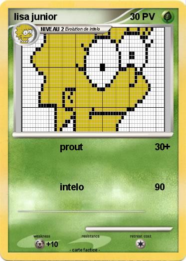 Pokémon lisa junior - prout - Ma carte Pokémon
