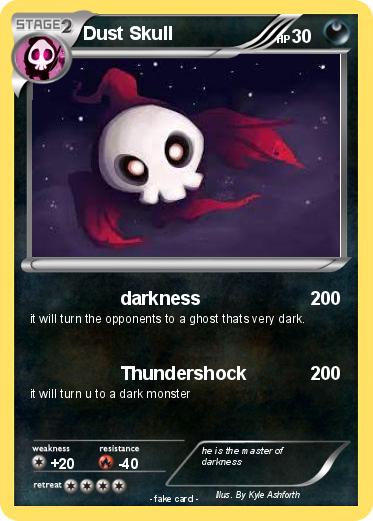 Pokémon Dust Skull - darkness - My Pokemon Card