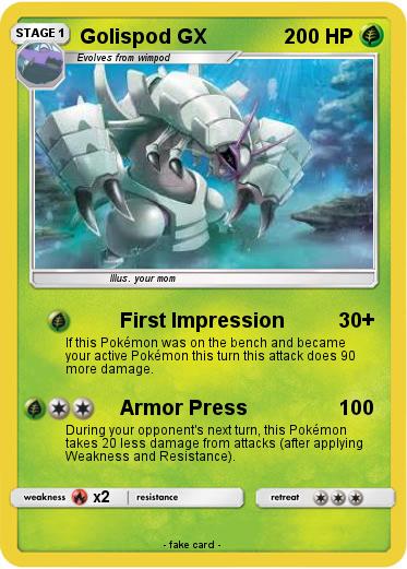Pokémon Golispod GX - First Impression - My Pokemon Card