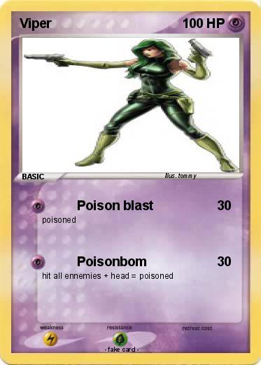 Pokémon Viper 198 198 - Poison blast - My Pokemon Card