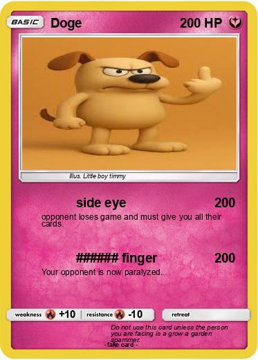 Pokémon Doge 4210 4210 - side eye - My Pokemon Card