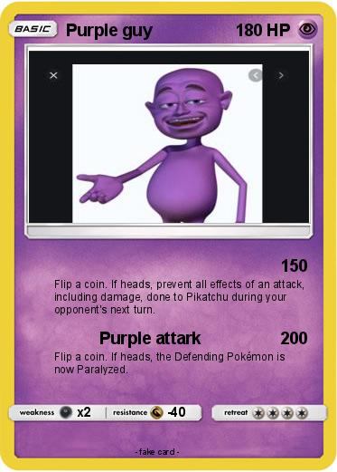 Pokémon Purple guy 265 265 - Purple attark - My Pokemon Card