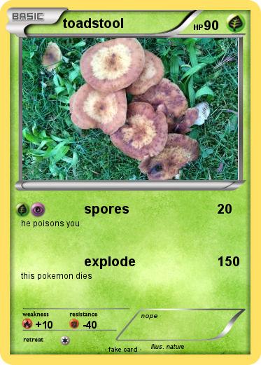 Pokémon toadstool 14 14 - spores - My Pokemon Card