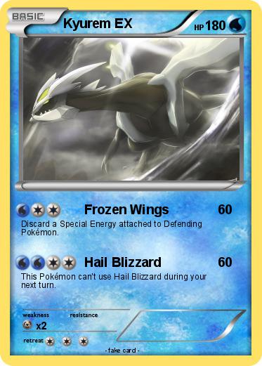 Pokémon Kyurem EX 272 272 - Frozen Wings - My Pokemon Card