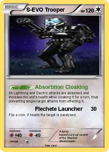 Pokémon S EVO Trooper - Absorbtion Cloaking - My Pokemon Card