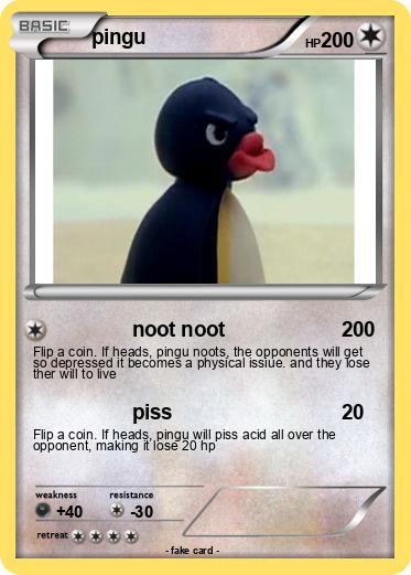 Pokémon pingu 375 375 - noot noot - My Pokemon Card