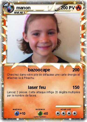 Pokémon manon 134 134 - bazoocape - Ma carte Pokémon