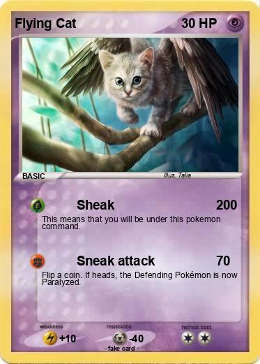 Pokémon Flying Cat 60 60 - Sheak - My Pokemon Card