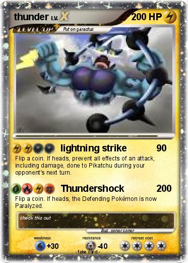 Pokémon thunder 968 968 - lightning strike - My Pokemon Card