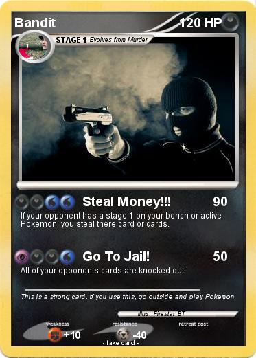 Pokémon Bandit 139 139 - Steal Money!!! - My Pokemon Card