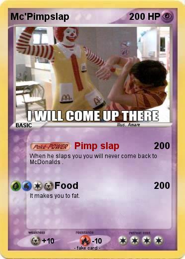 Pokémon Mc Pimpslap - Pimp slap - My Pokemon Card