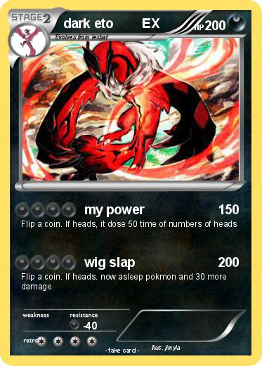 Pokémon dark eto EX - my power - My Pokemon Card