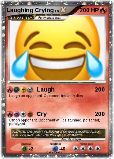 Pokémon Laughing Crying - Laugh - My Pokemon Card