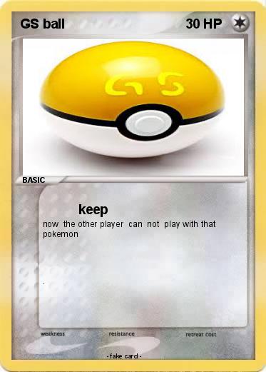 Pokémon GS ball 5 5 - keep - My Pokemon Card