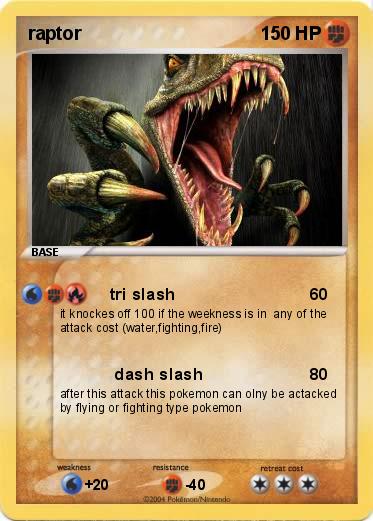 Pokémon raptor 8 8 - tri slash - My Pokemon Card