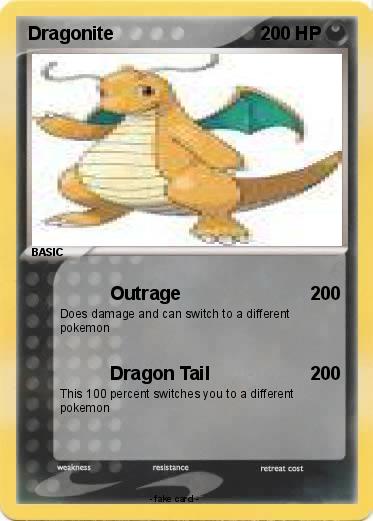 Pokémon Dragonite 708 708 - Outrage - My Pokemon Card