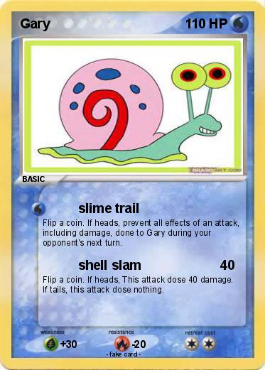Pokémon Gary 568 568 - slime trail - My Pokemon Card