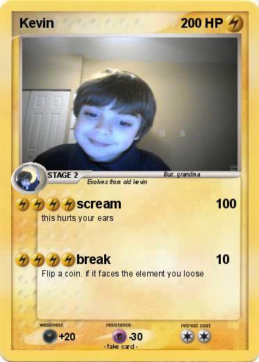 Pokémon Kevin 1507 1507 - scream - My Pokemon Card