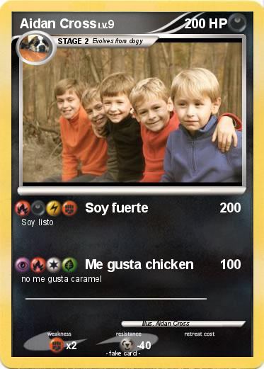 Pokémon Aidan Cross - Soy fuerte - My Pokemon Card