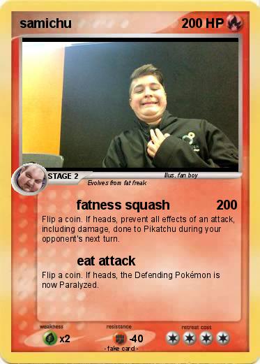 Pokémon samichu 7 7 - fatness squash - My Pokemon Card