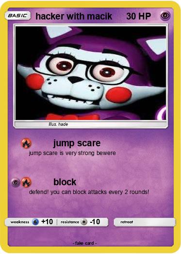 Pokémon hacker with macik - jump scare - My Pokemon Card