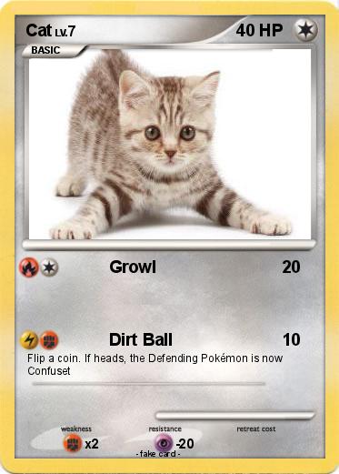 Pokémon Cat 2809 2809 - Growl - My Pokemon Card