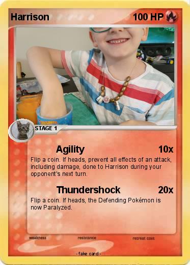 Pokémon Harrison 167 167 - Agility - My Pokemon Card