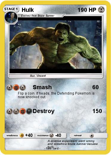 Pokémon Hulk 1612 1612 - Smash - My Pokemon Card