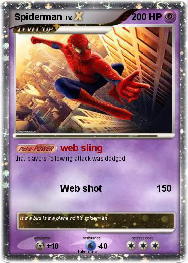 Pokémon Spiderman 704 704 - web sling - My Pokemon Card