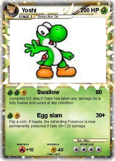 Pokémon Yoshi 1387 1387 - Swallow - My Pokemon Card