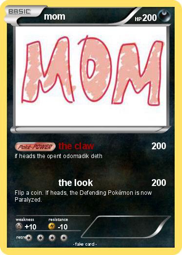 Pokémon mom 685 685 - the claw - My Pokemon Card