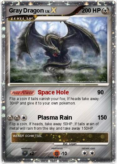 Pokémon Gray Dragon - Space Hole - My Pokemon Card