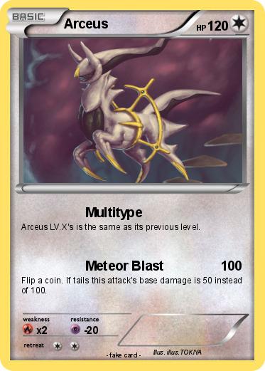 Pokémon Arceus 9827 9827 - Multitype - My Pokemon Card