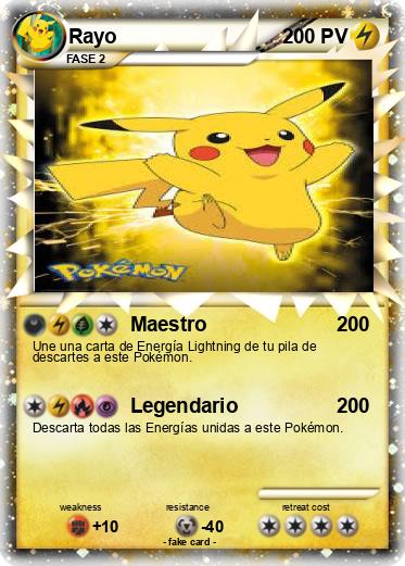 Pokémon Rayo 65 65 - Maestro - Mi carta pokémon